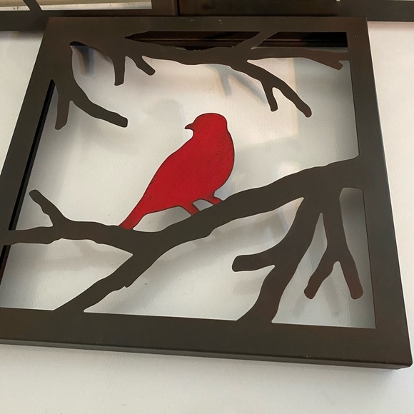 Wall Decor | Metal Bird Wall Hangings Set Of 3 | Poshmark